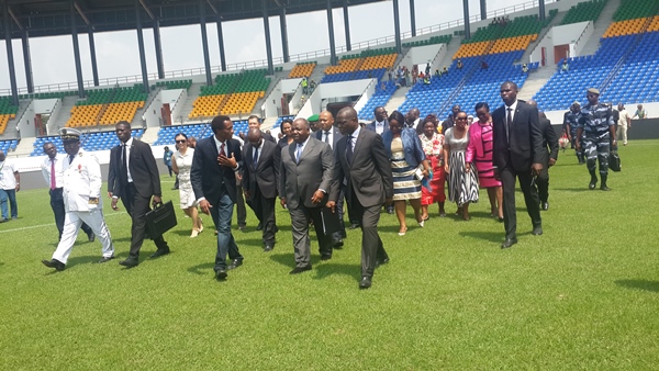 Le stade d'Oyem officiellement inauguré par Ali Bongo