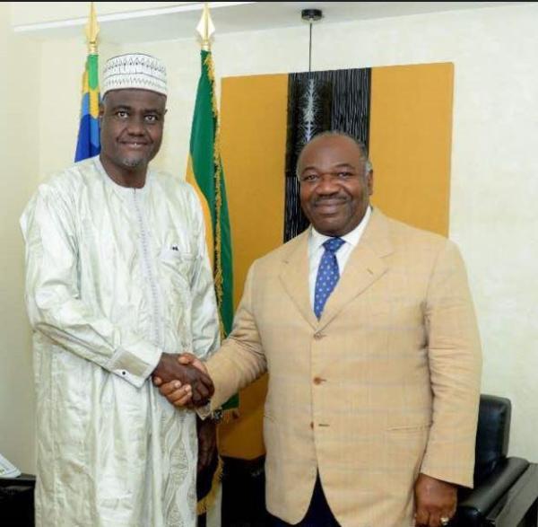 Ali Bongo et Moussa Faki devisent à Brazzaville sur les questions de paix et de sécurité en ...