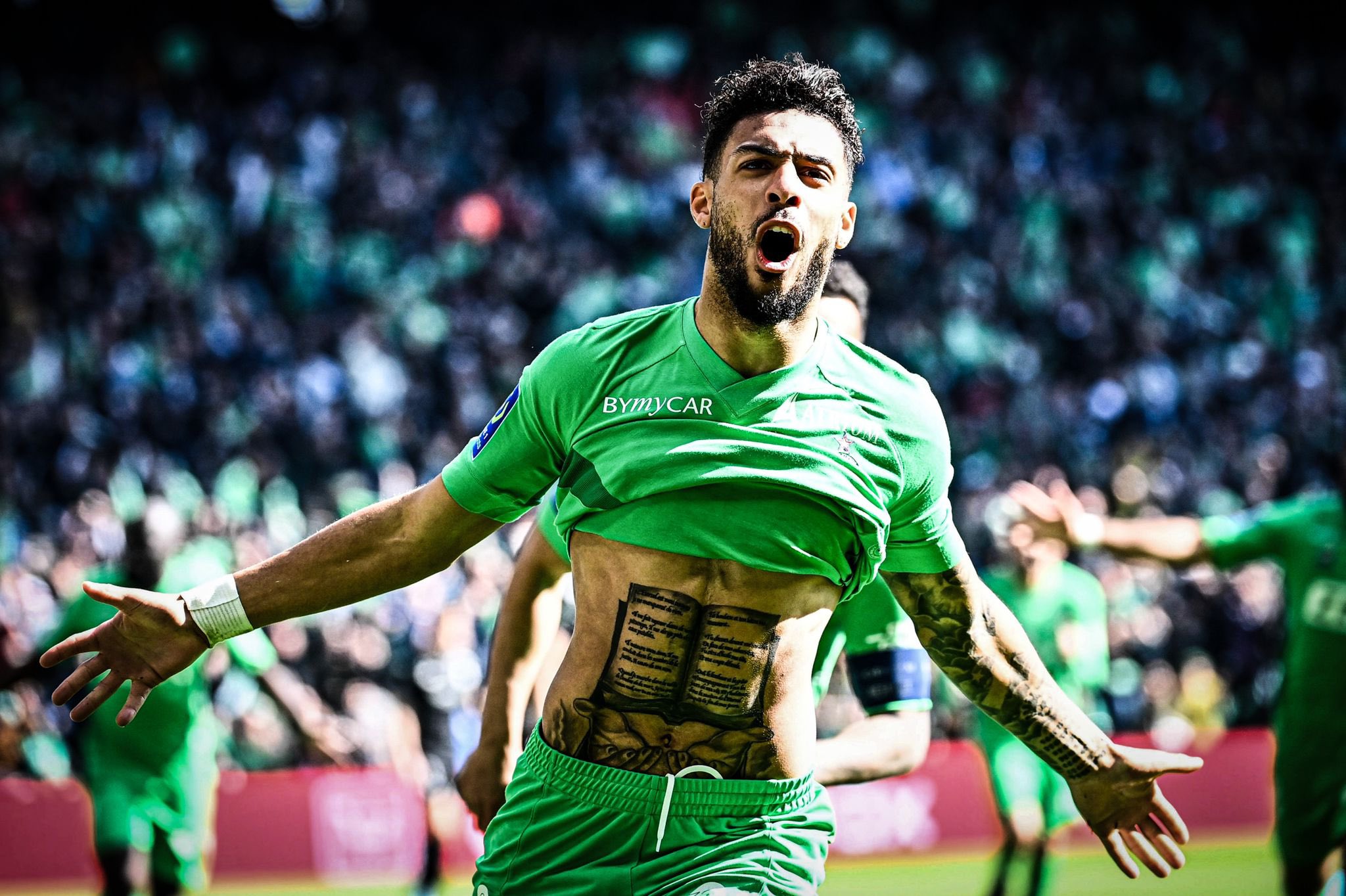 Denis Bouanga et Saint Etienne ont coulé à Nice malgré le but du gabonais