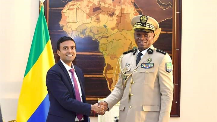 Gagan Gupta reçu au palais par Oligui Nguéma