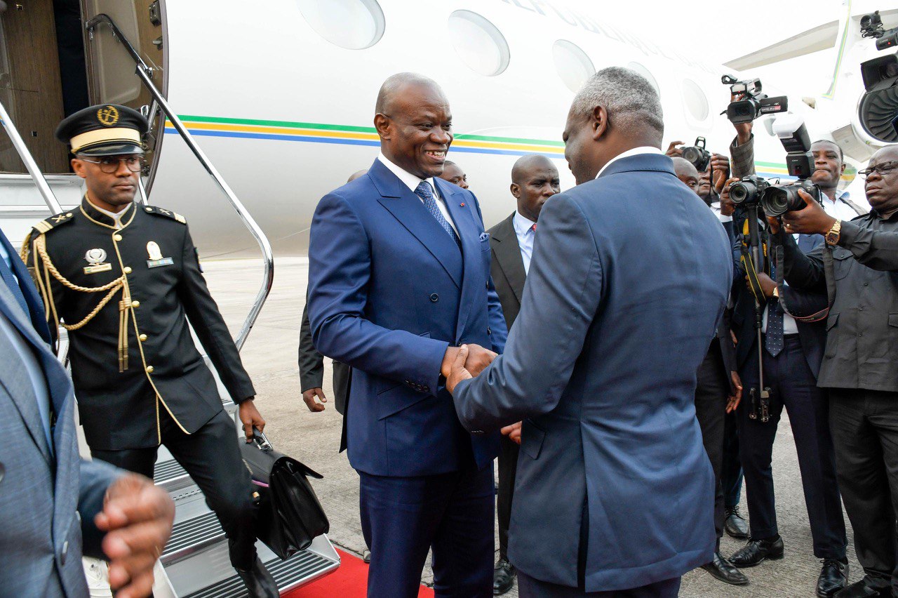 Le couple présidentiel Oligui Nguema à la commémoration de la ...