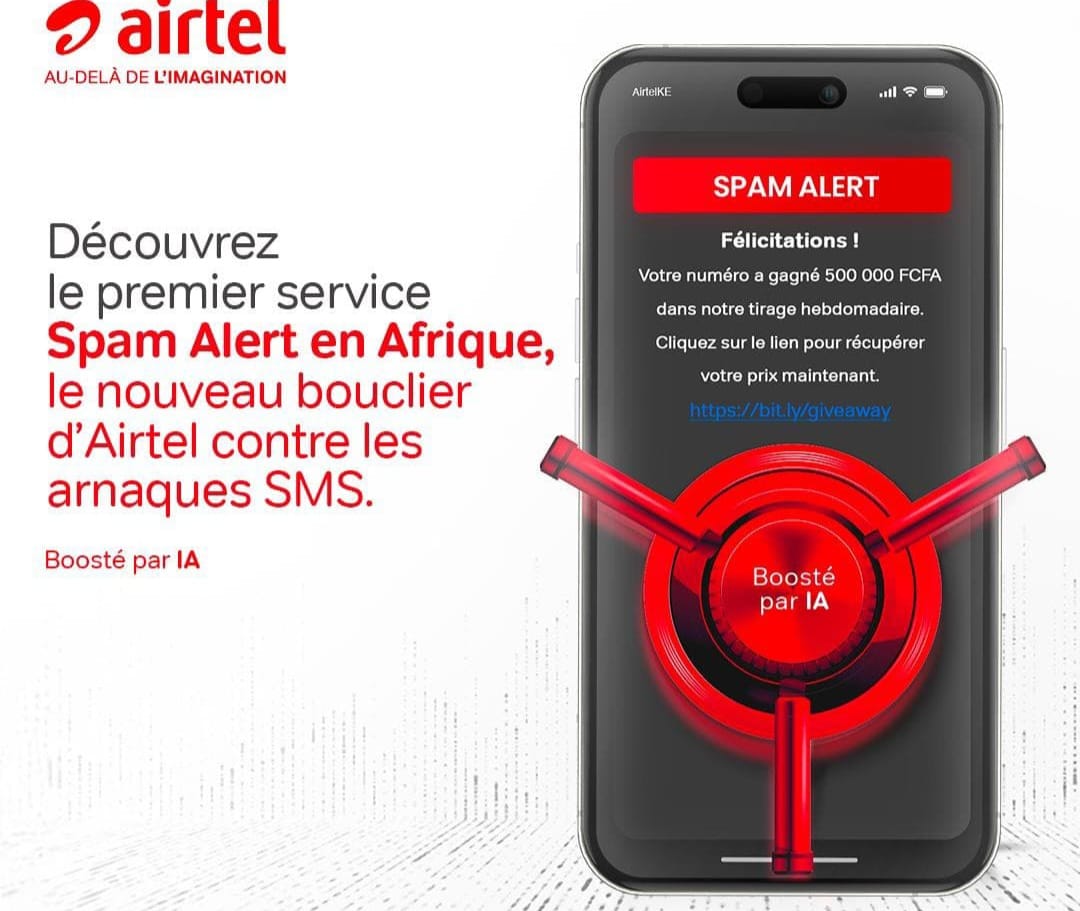 Lutte contre l'anarque et l'escroquerie : Airtel Gabon lance "SPAM ALERT"