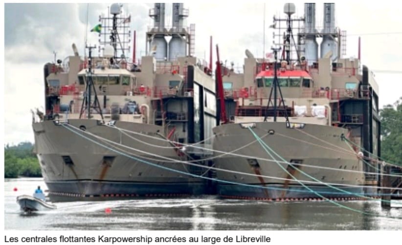 La SEEG annonces des travaux sur la centrale flottante KarPowerShip ...