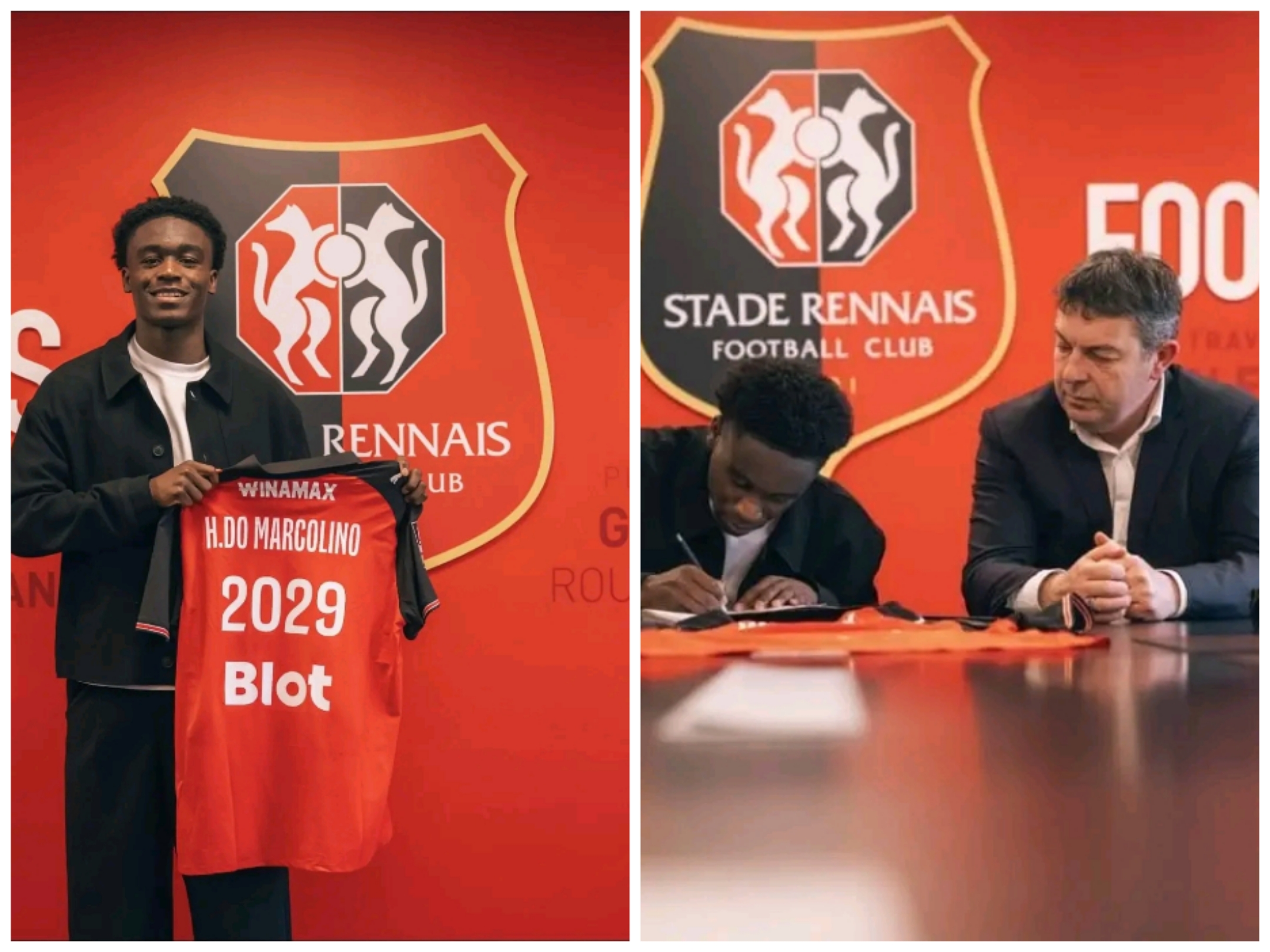 Henrick Do Marcolino signe son premier contrat professionnel avec le ...