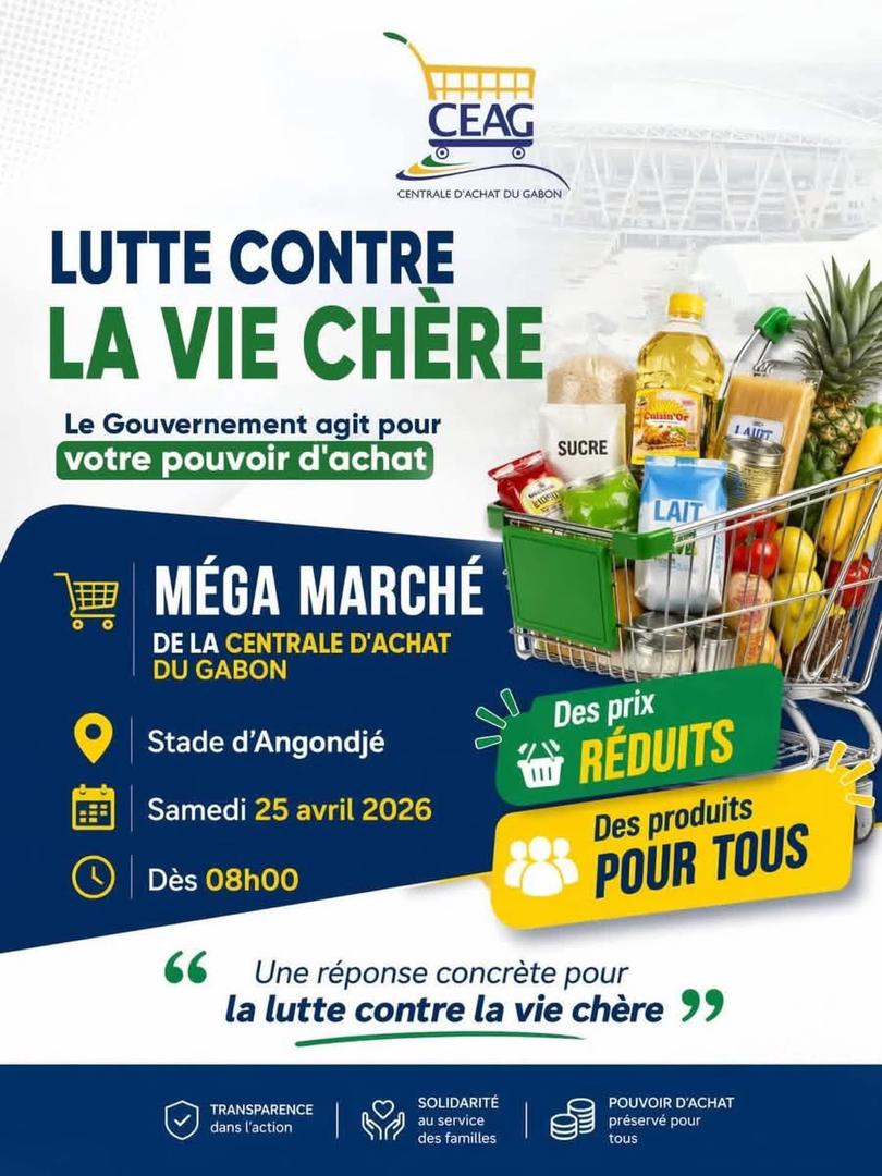 Vie chère : la Centrale d’achat du Gabon inaugure son ''marché'' ce ...